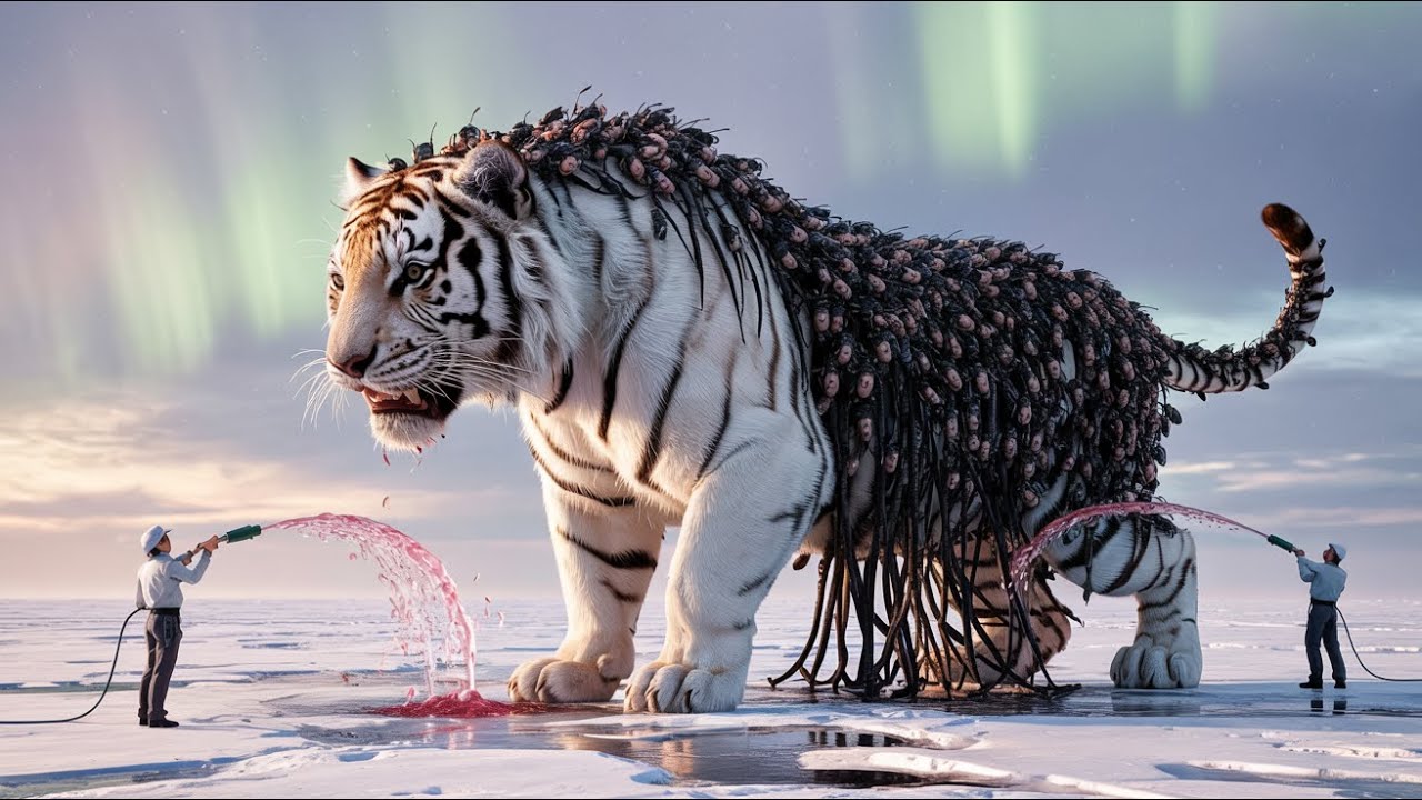 The Magnificent Tiger, Bloodied and Wounded from the Parasite Invasion ...