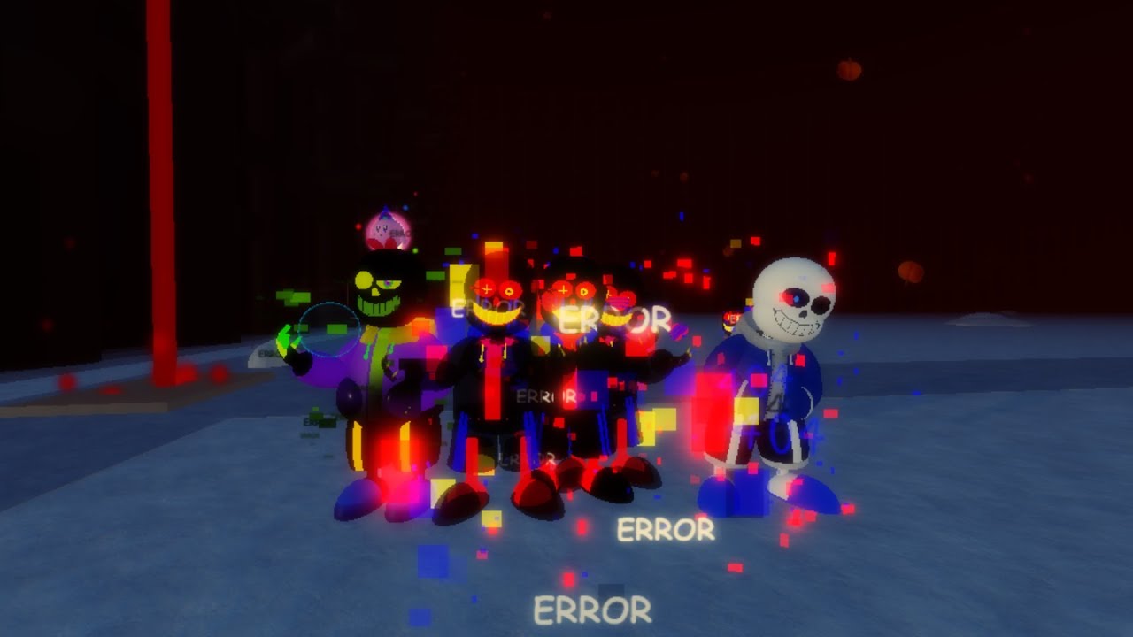 Roblox SFBR | Glitch time trio of Startr Error sans first - YouTube