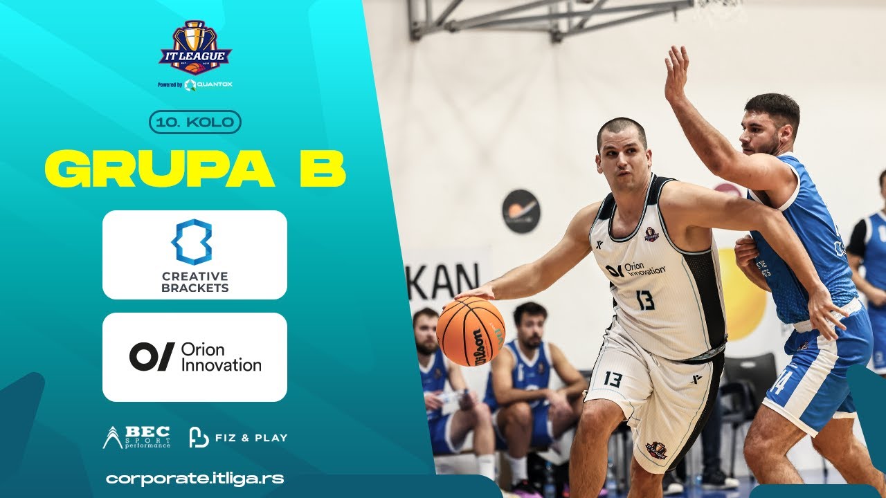 23.02.2025 IT CORPORATE LIGA Grupa B 20:30 CREATIVE BRACKETS - ORION ...