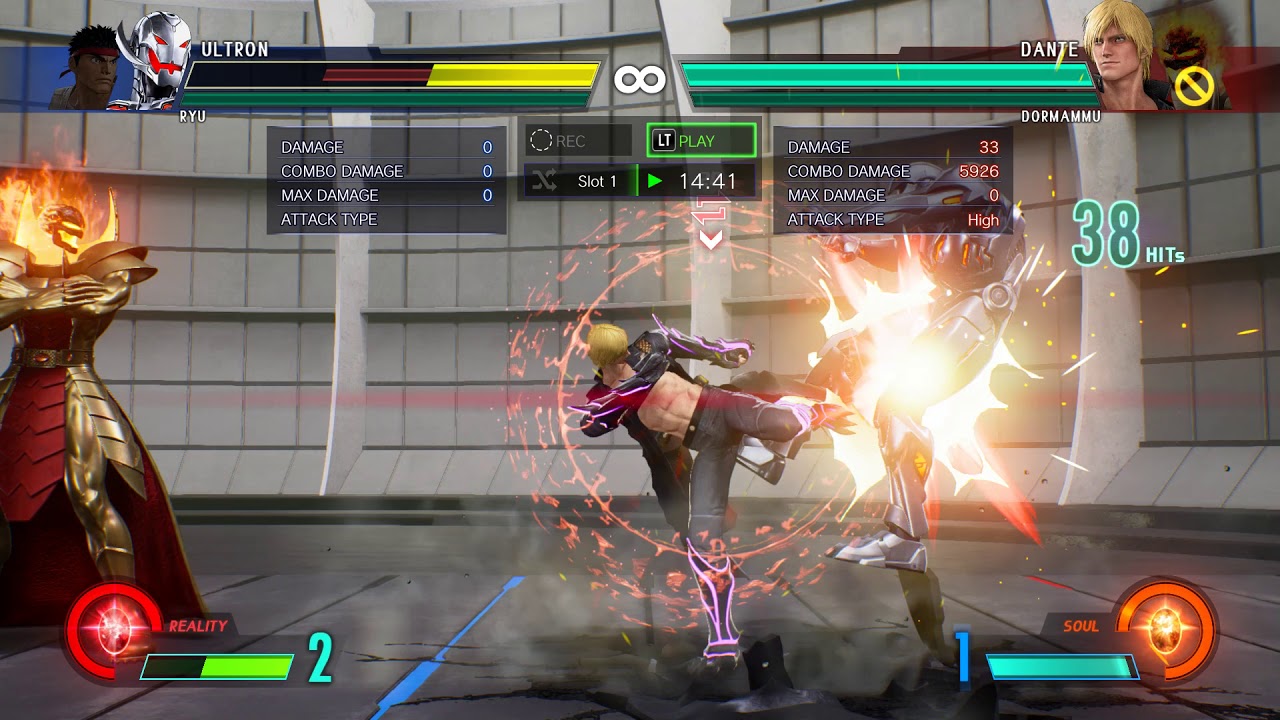 Marvel vs Capcom Infinite Dante + Dormammu 8.8k dmg (0 bar starter ...