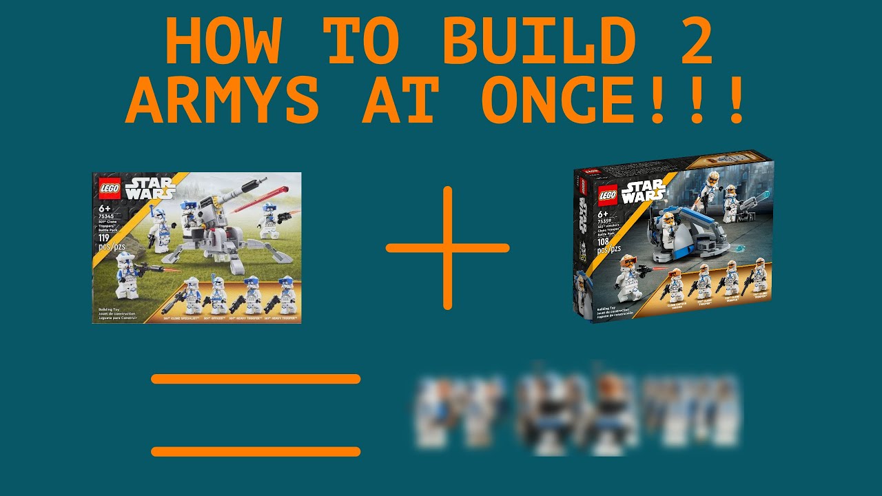 HOW TO BUILD 2 CLONE ARMYS AT 0NCE!!!! - YouTube