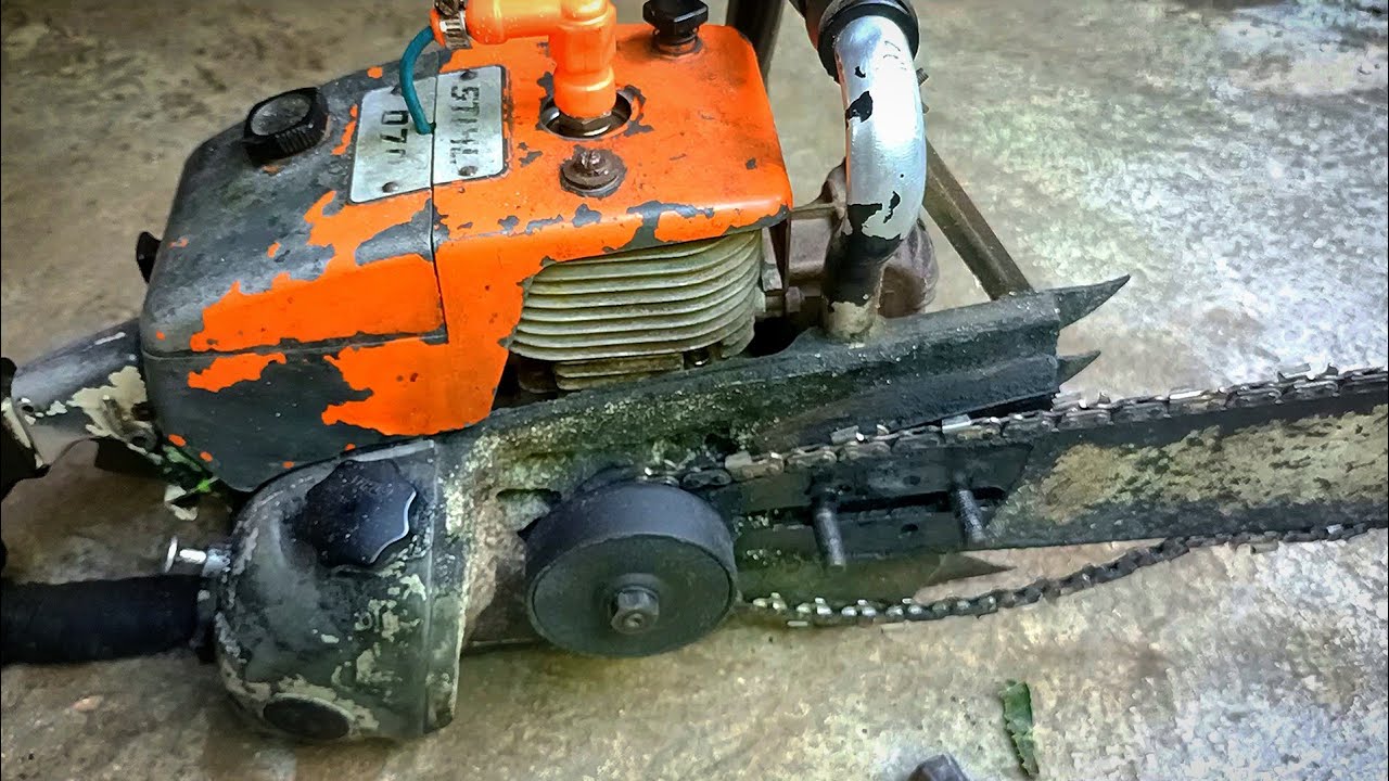 maintenance chainsaw stihl 070 || pemeliharaan ringan senso stihl 070 ...