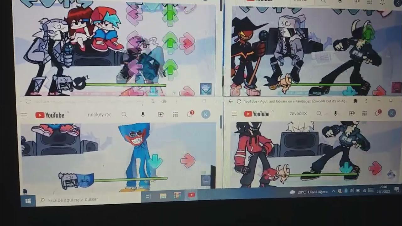 Zavodila Mashup (Ruv,Zardy,Agoti vs Tabi,Whitty y Huggy Wuggy) - YouTube