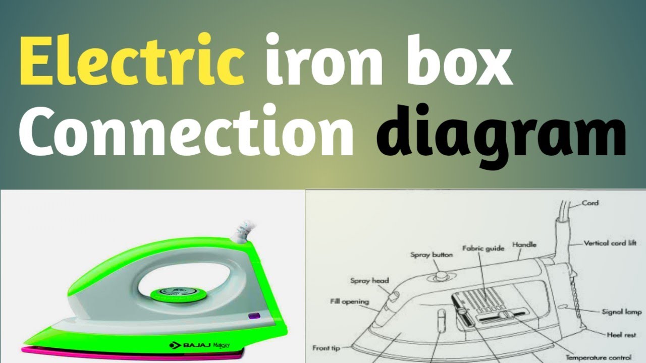 // Electric press wiring diagram // Iron wiring connection//Electric ...