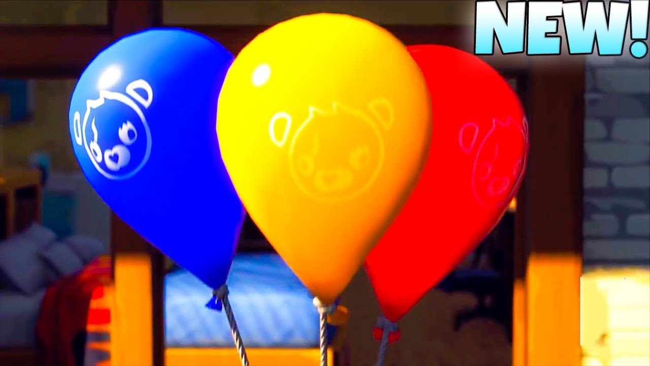 Fortnite NEW! BALLOONS ITEM GAMEPLAY! (Showcase) Fortnite Battle Royale ...