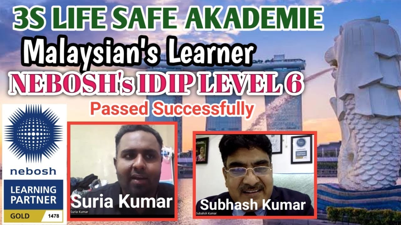 NEBOSH IDIP - Level 6 Passed Successfully by Malaysian's Learner Mr ...