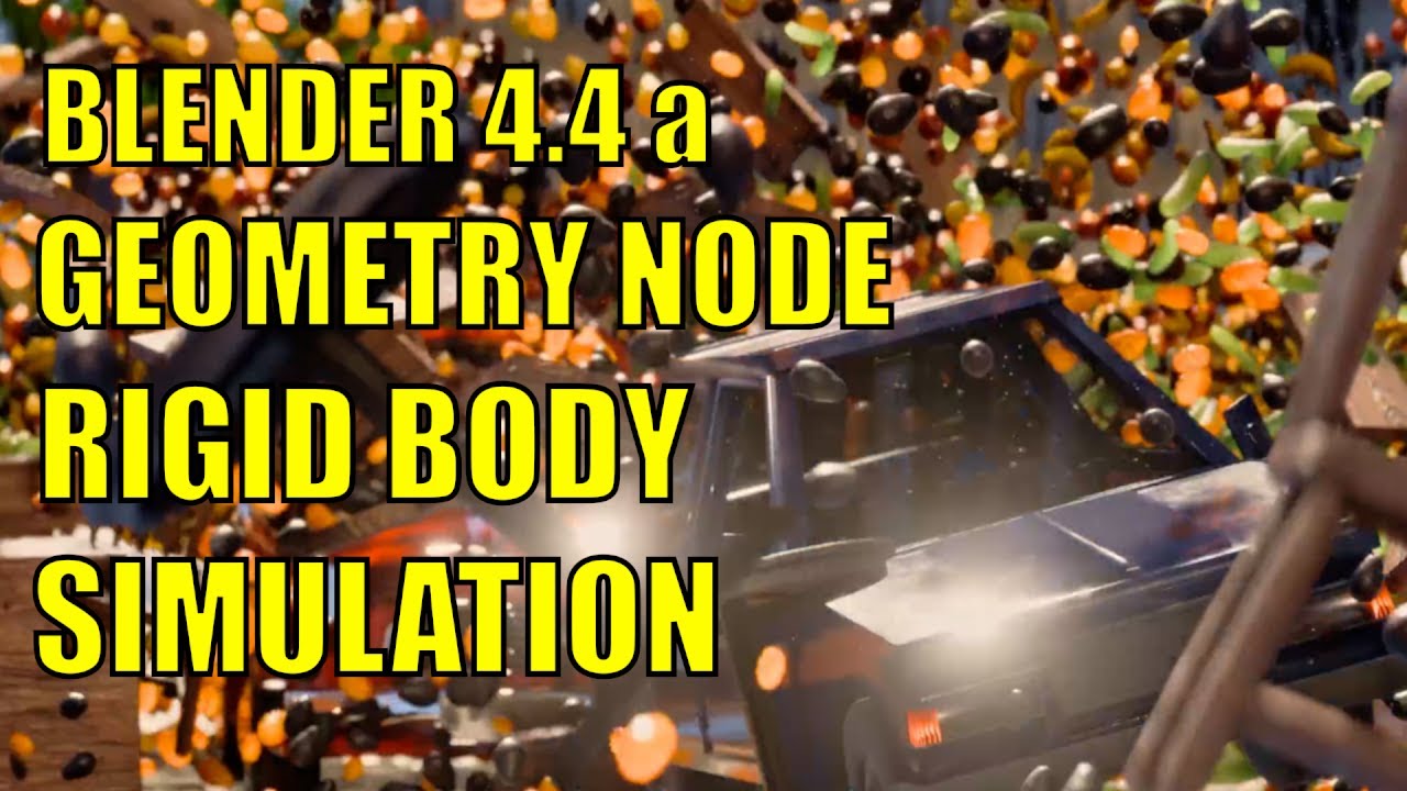 I recreated Inception's Cafe in Blender 4.4 a : Geometry Node Rigid ...