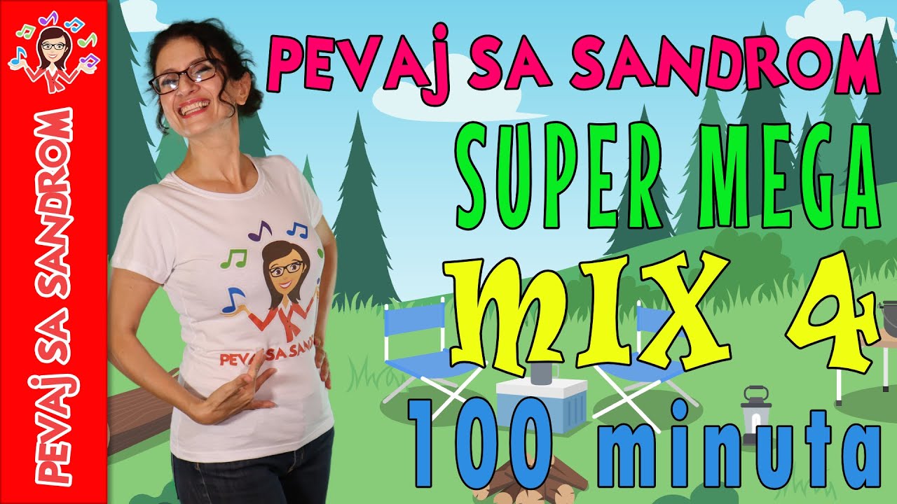 💖 Super MEGA MIX 4 💖 Pevaj Sa Sandrom | Dečije pesme | Dečije priče ...