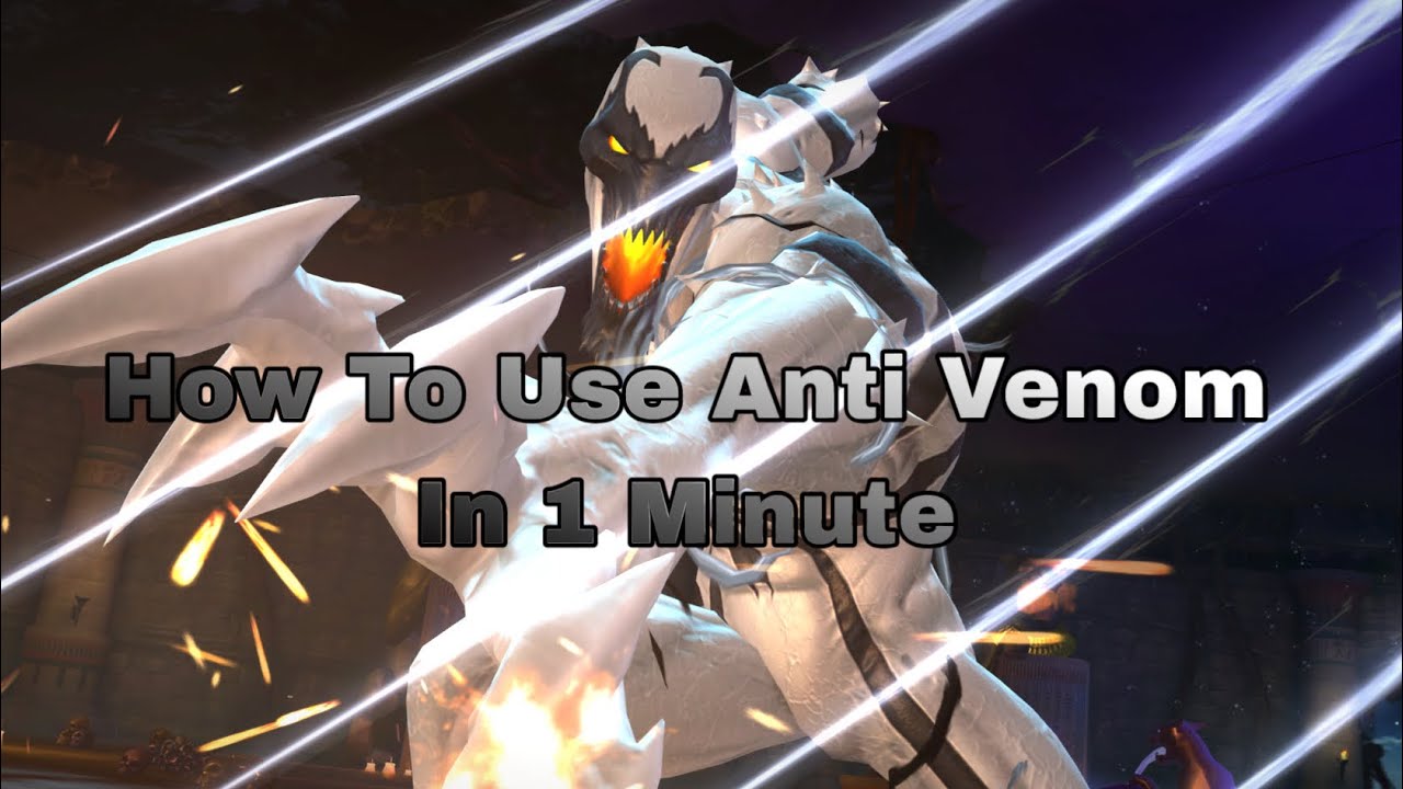 How To Use BUFFED Anti Venom In 1 Minute | High Special Damage | - YouTube
