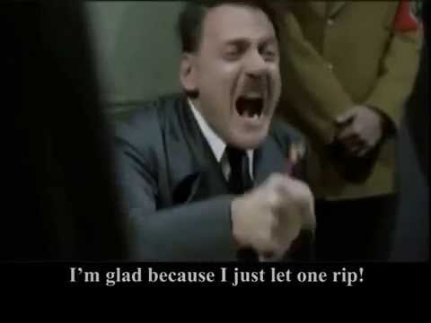 Downfall Parody Hitler's Angry and Gassy - YouTube