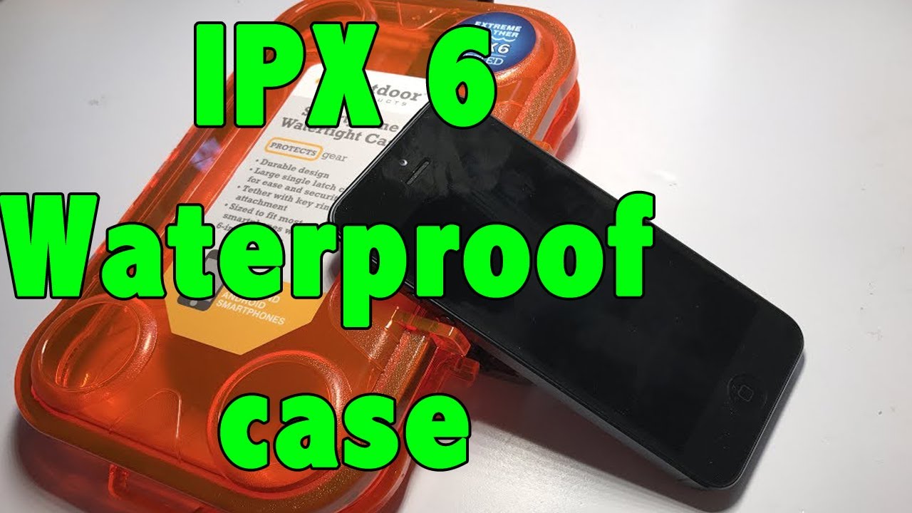 ipx6 waterproof case - YouTube