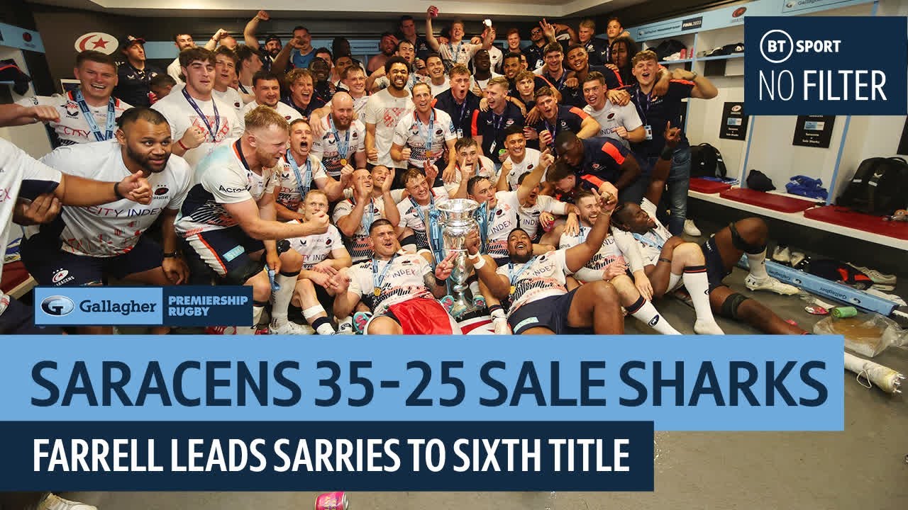 No Filter Prem Rugby: Saracens vs Sale Sharks | Farrell Leads Sarries ...