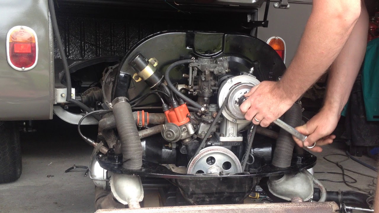 Rebuilt VW engine squeaking - YouTube