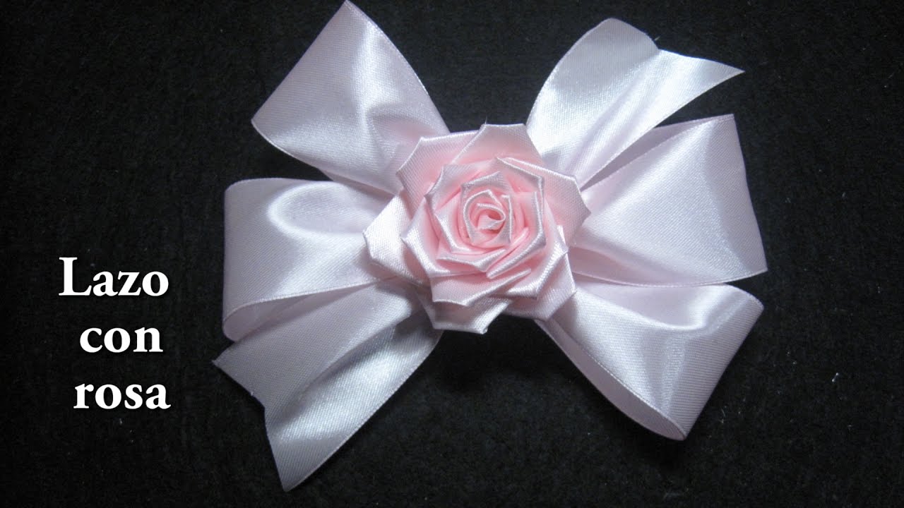 # DIY - Lazo con rosa - YouTube