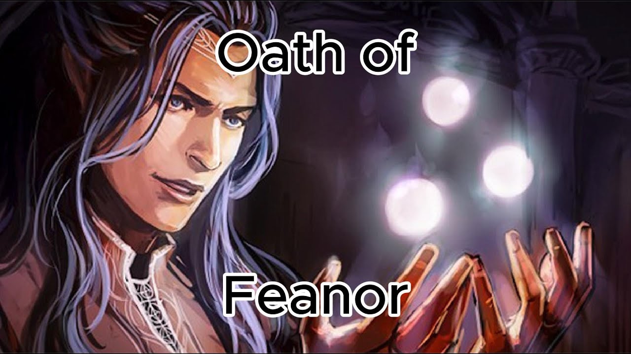 The Oath of Feanor. // The Silmarillion voiceover. (Lord of the Rings ...