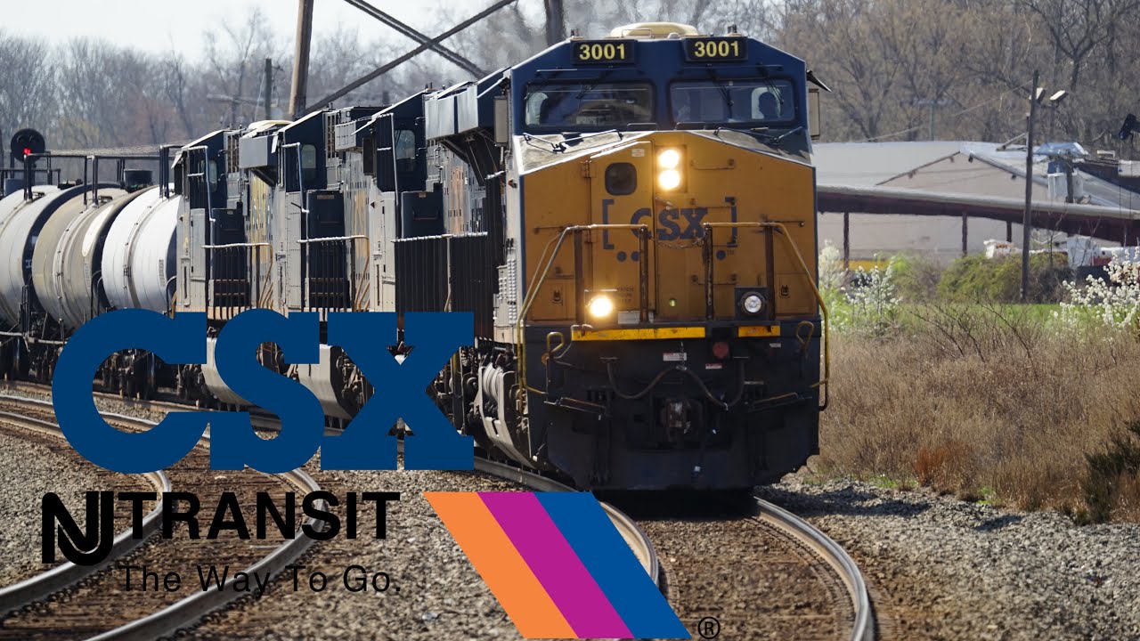 NJ Transit & CSX @ Bound Brook 4/6/23 - YouTube