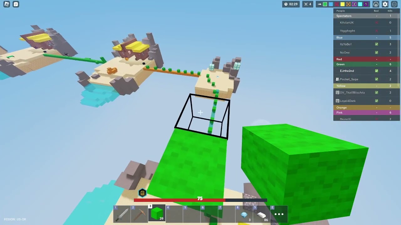 roblox bedwars with discord friend - YouTube