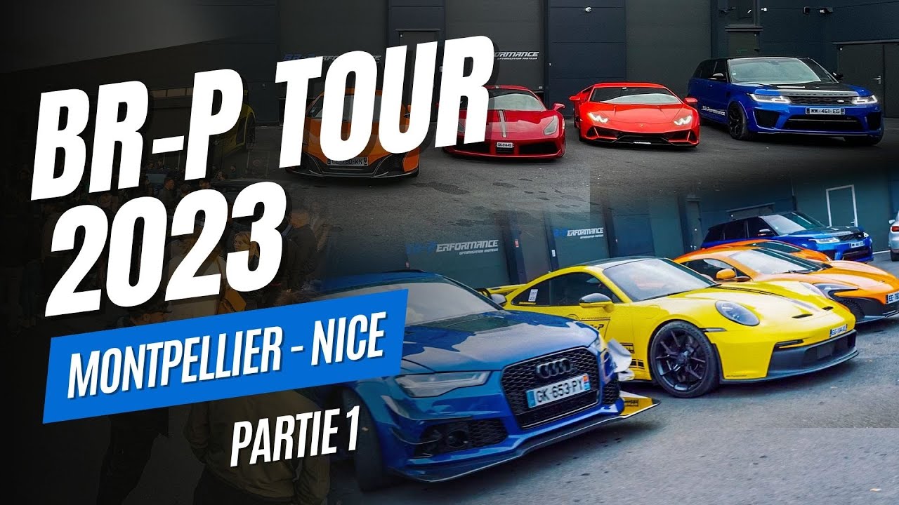SUPERCARS, RASSO, DRIFT,... Bienvenue au BR-P TOUR ! (Partie 1) - YouTube