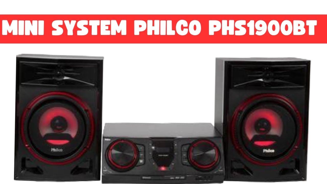Mini System Philco Phs1900bt Liga e Não sai Som - YouTube