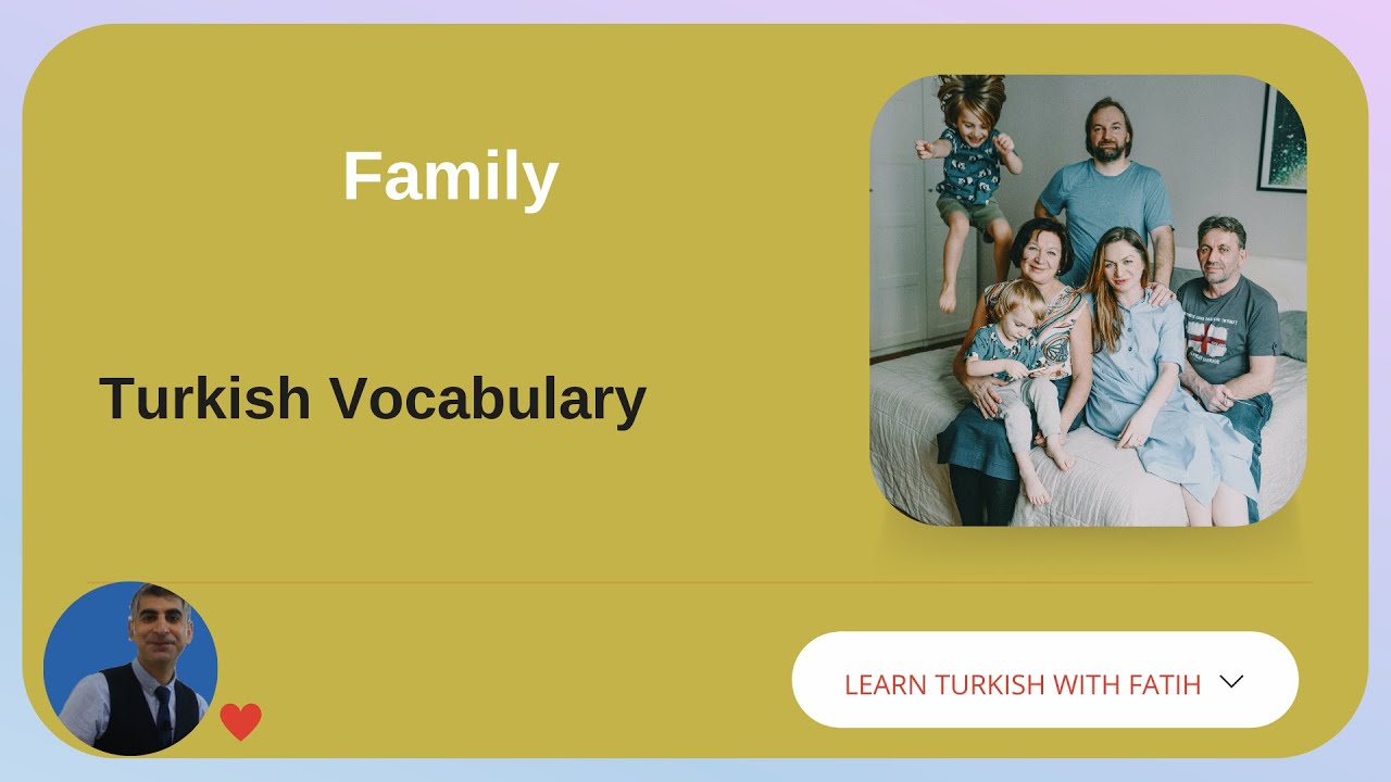 Turkish Words Pronunciation 3- Learn Turkish Grammar -apprendre le turc ...