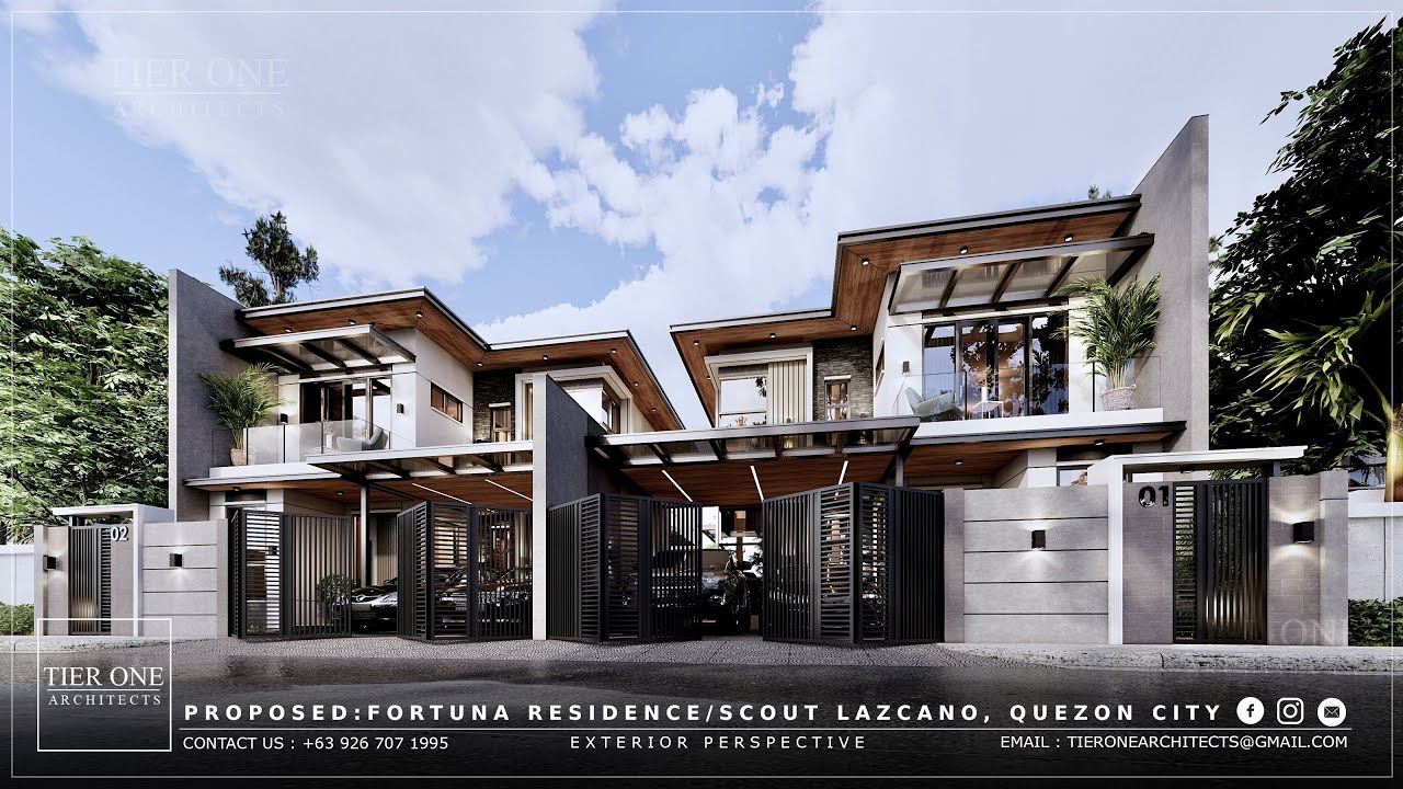 Fortuna Residence - ±200 SQM Lot and Floor Area - Tier One Architects ...