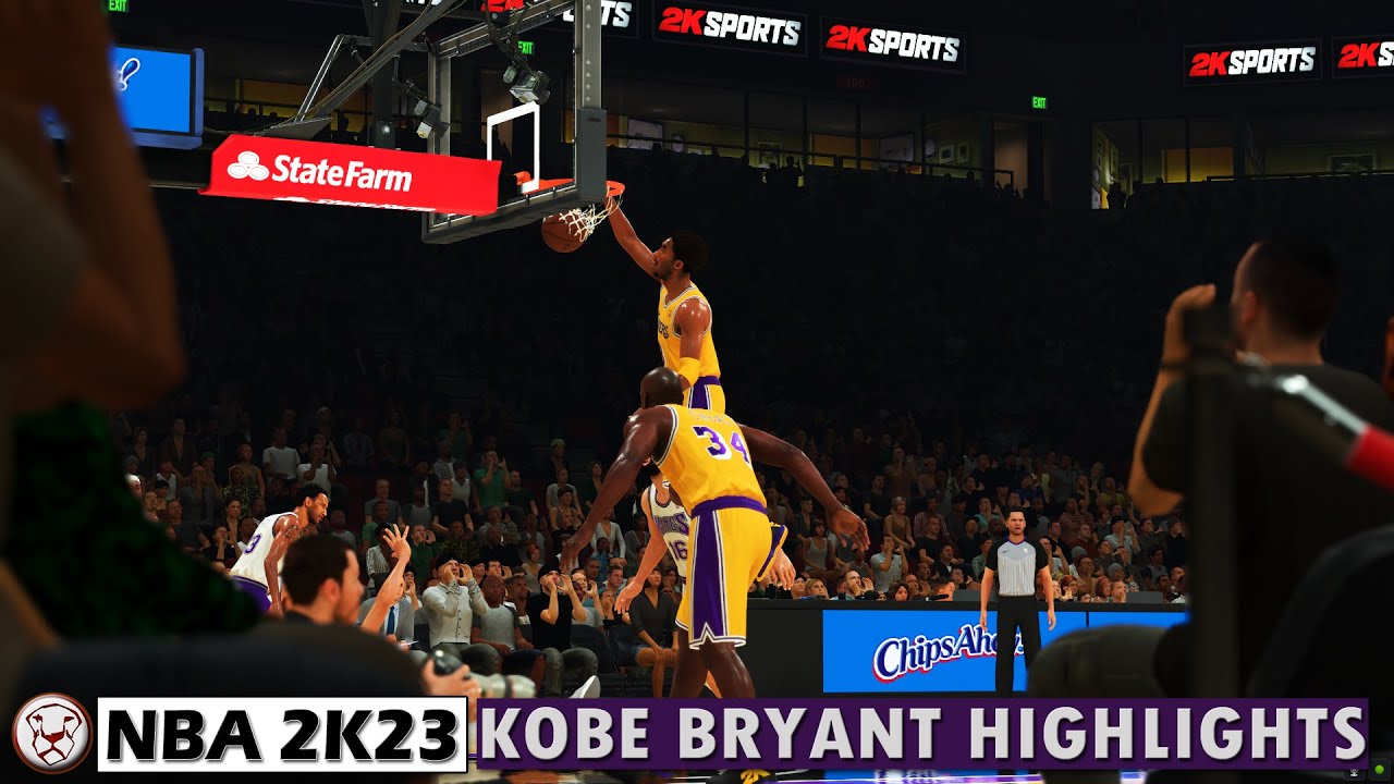NBA 2K23: Kobe Bryant Game Highlights - 34 Points Vs Kings | PC - YouTube