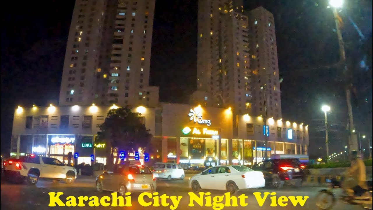 Karachi City Night View | Car Drive | Street View | 4K - YouTube
