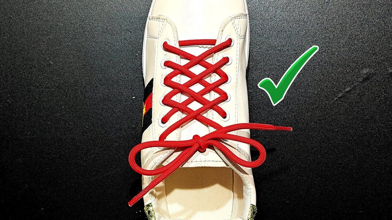 How to tie shoelaces beautifully, How to tie your shoes - YouTube