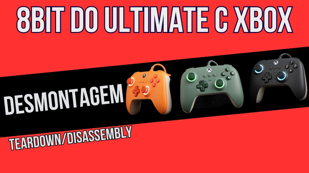 Desmontagem 8 Bit Do Ultimate C Xbox (Teardown /Disassembly) - YouTube