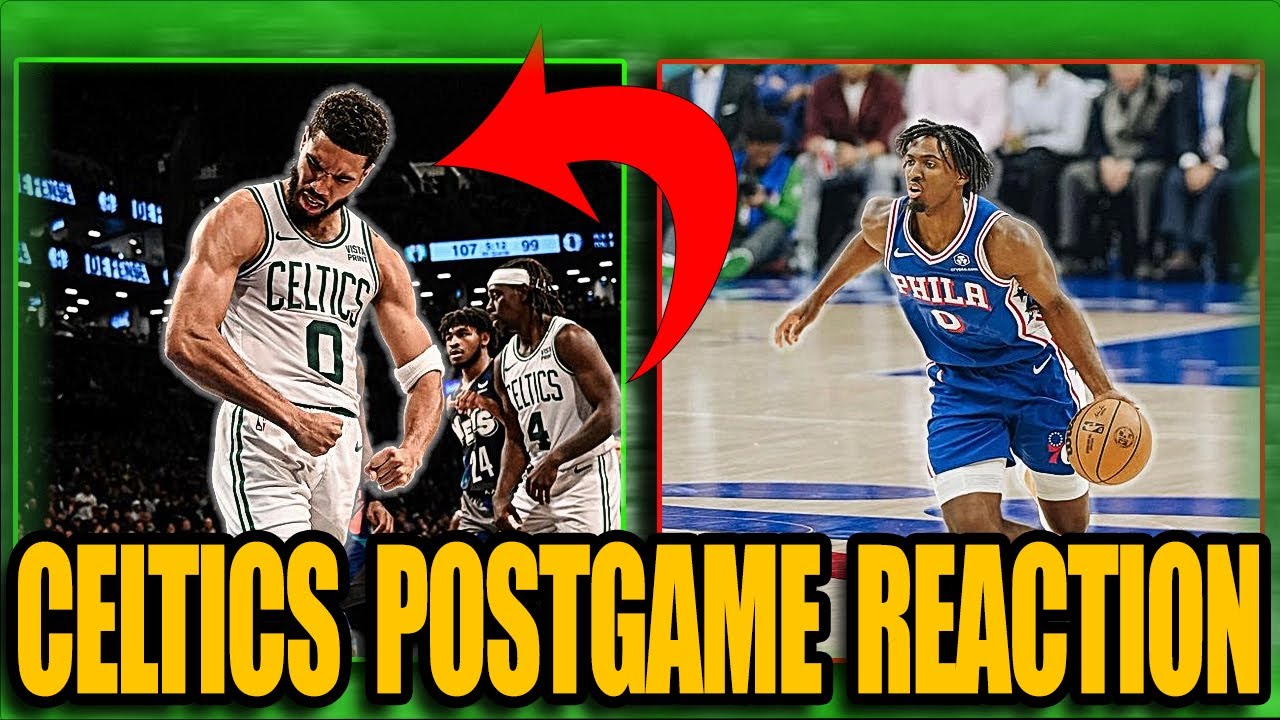 Post Game Reaction To Boston Celtics Vs Philadelphia 76ers - YouTube
