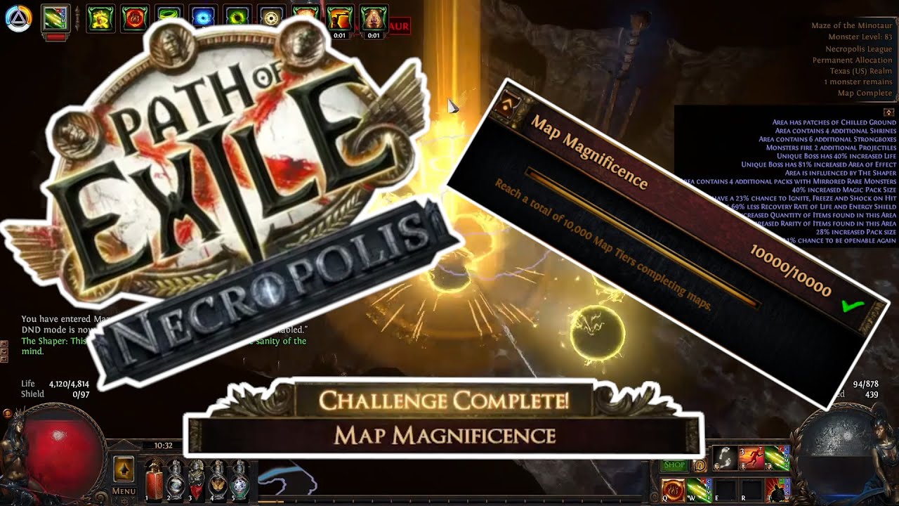Map Magnificence Challenge - Path of Exile 3.24 Necropolis EP34 - POE # ...