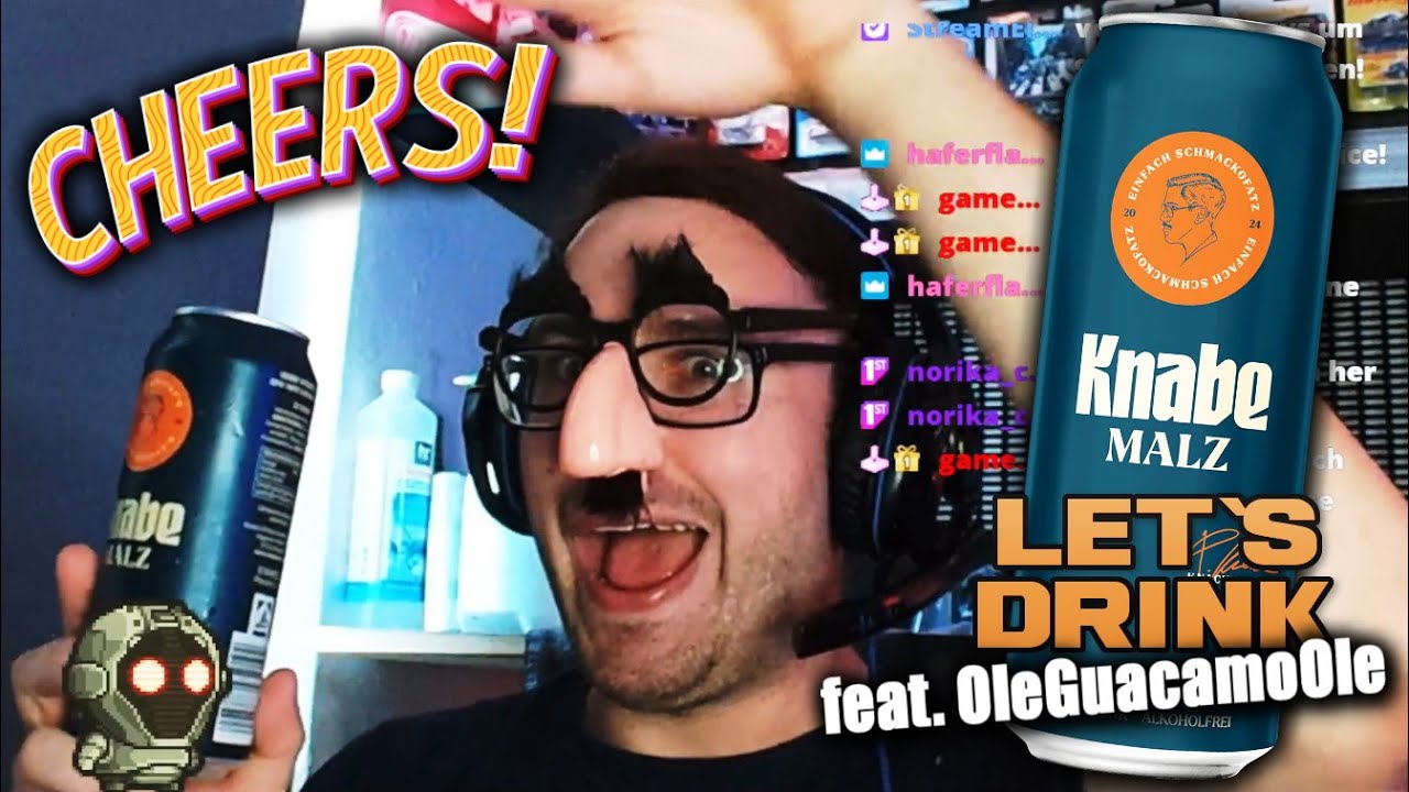 KNABE MALZ 🍺 LET´S DRINK mit OLE ️ Wie schmeckt @HandOfBlood Malzbier ...