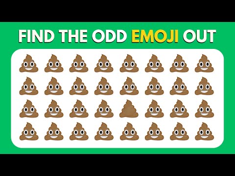 Find The ODD One Out In These 30 Levels Emoji Challenge | Spot The Odd Emoji Out |  Emoji Quiz