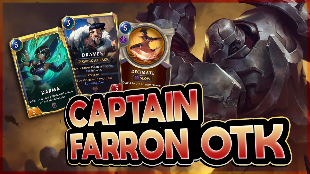 THE JANKIEST COMBO DECK?! Captain Farron "OTK" Combo | Legends of ...