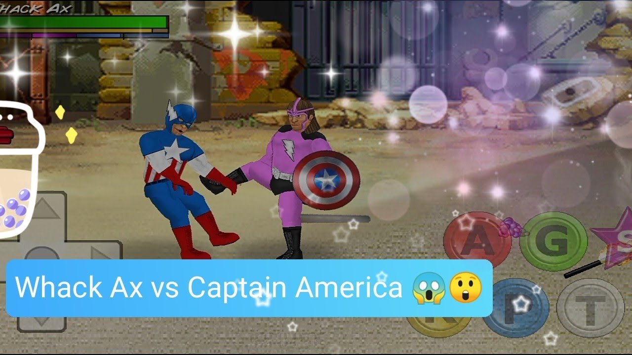 Whack Ax vs Captain America 😱 (Super city) - YouTube