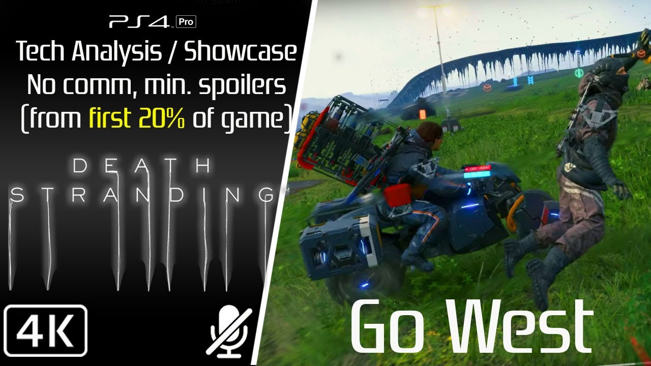 Death Stranding [4K] Tech Analysis / Showcase of the Decima Engine [PS4 ...