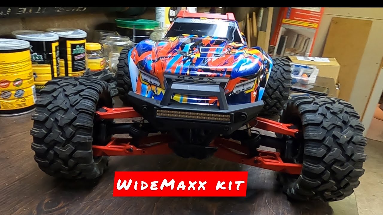 Traxxas Maxx WideMaxx kit install. - YouTube