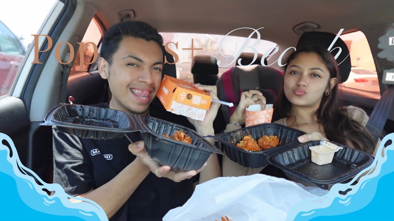 big back eating and beach time - YouTube