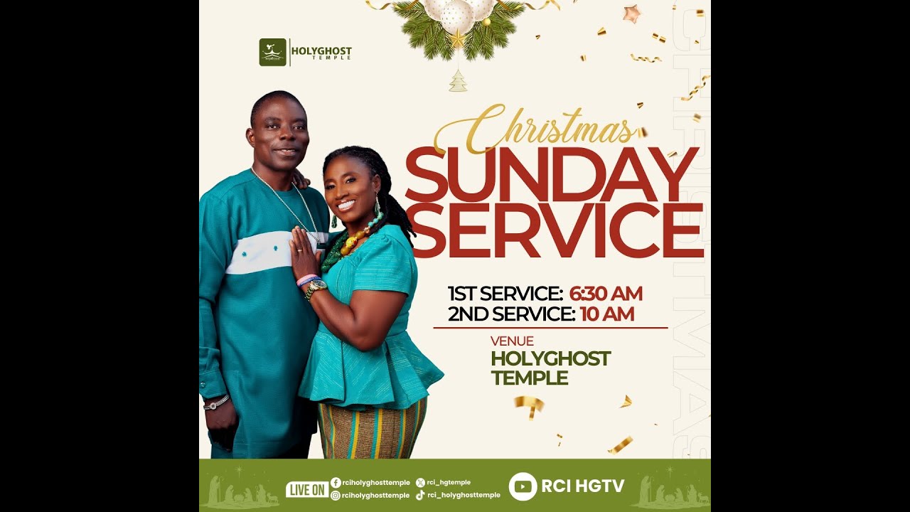 Pre-Christmas Sunday Service with Rev. Emmanuel King Foli || 22. 12. 24 ...