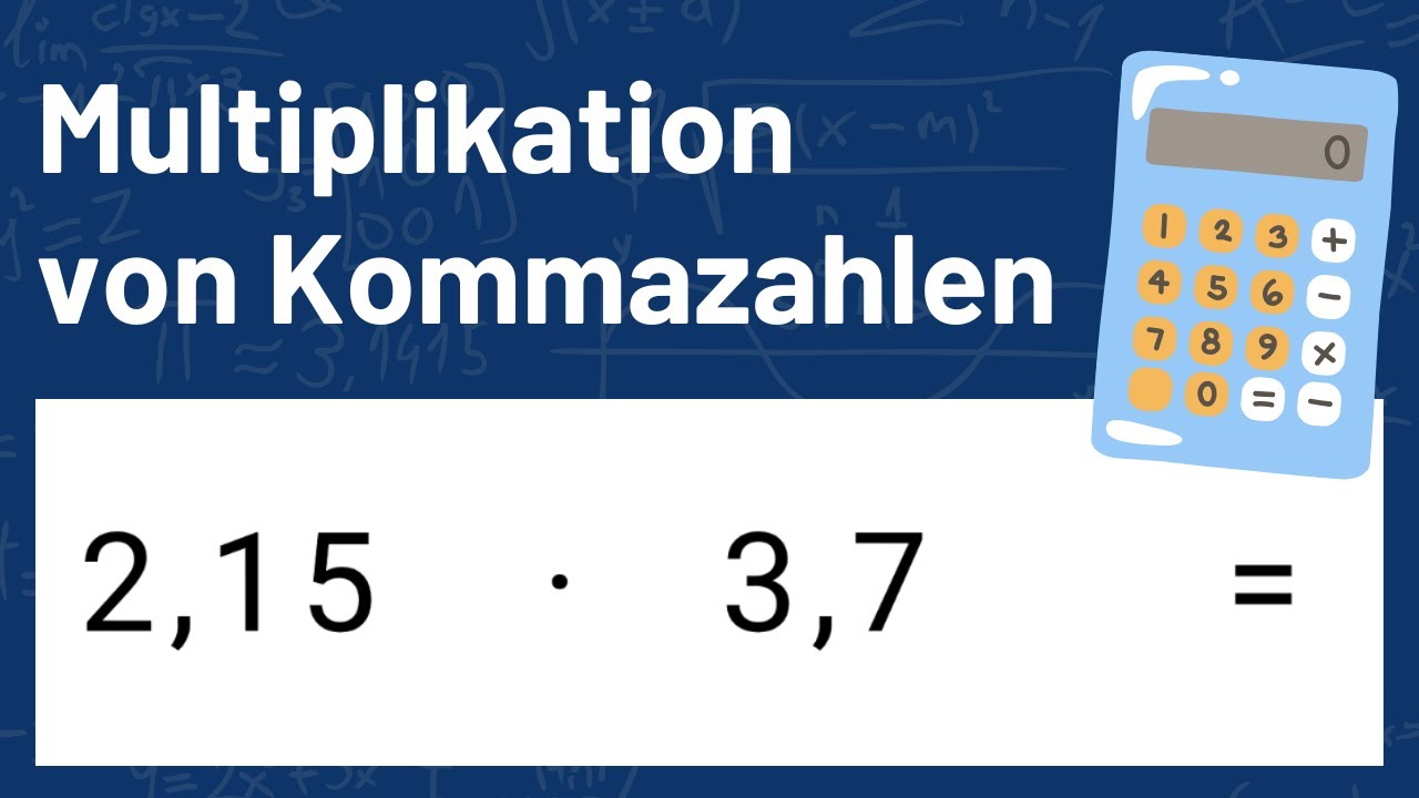 Multiplikation von Dezimalzahlen (= Kommazahlen) | Schriftliche ...