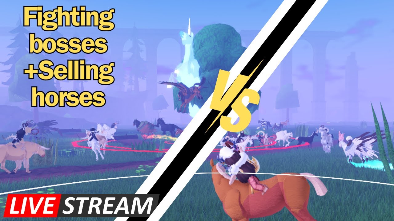 FIGHTING BOSSES AND SELLING HORSES! Horse life Livestream - YouTube