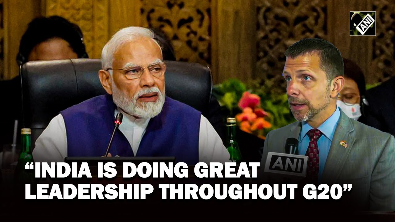 “India is doing such great leadership throughout the G20…,” says U.S ...