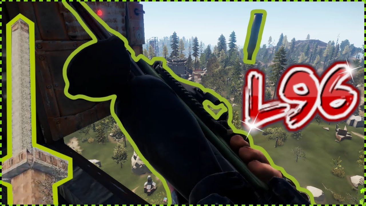 Rust - L96 Precision Headshots Only! - YouTube