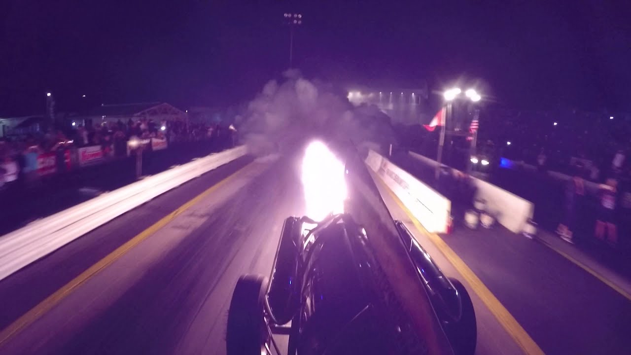 On Board HellFire Jet Semi Truck At The Mopar Canadian Nationals - YouTube