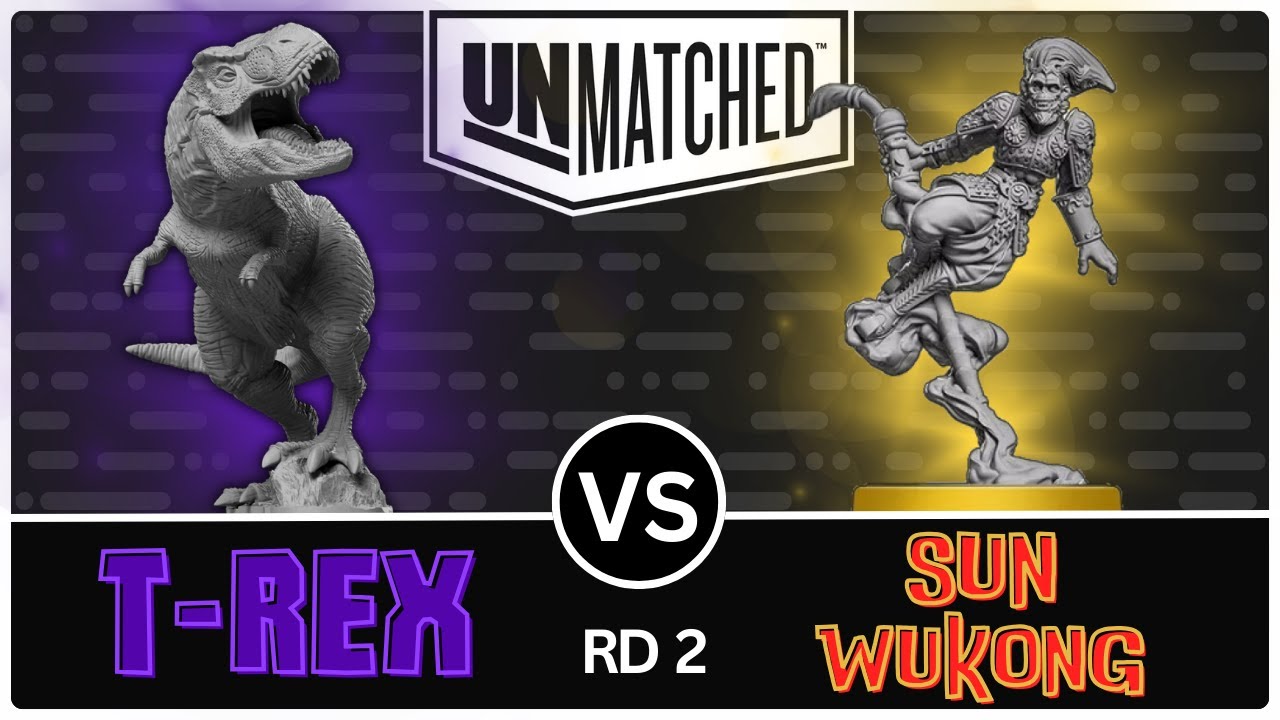 T-Rex vs Sun Wukong! (Unmatched Tournament - Round 2) - YouTube