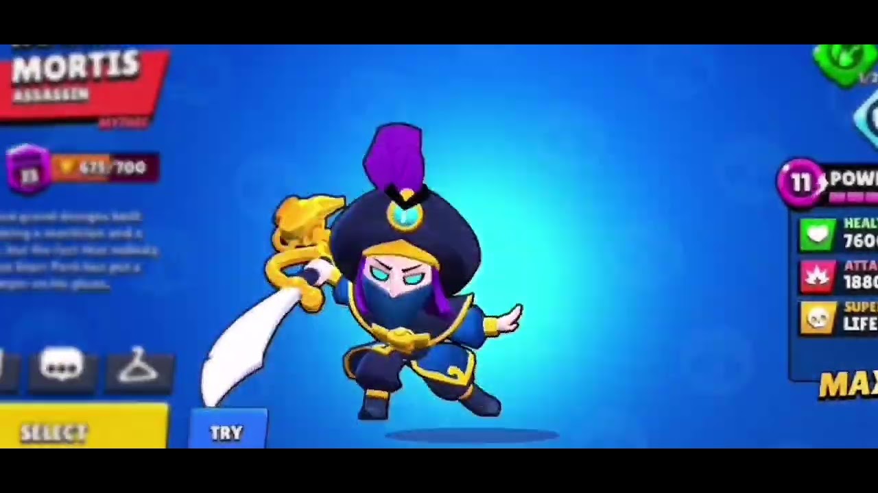 Rogue mortis is one of the best skins in brawl stars - YouTube