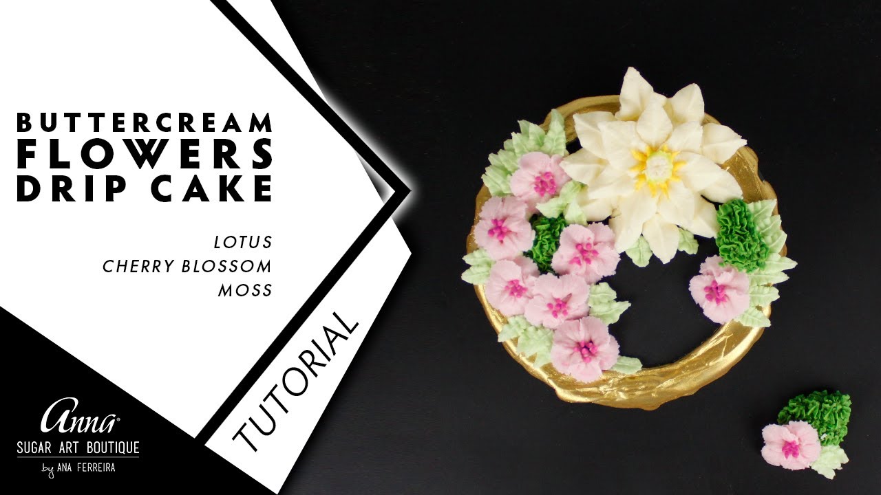 Golden Dream - Buttercream Flowers Tutorial - YouTube