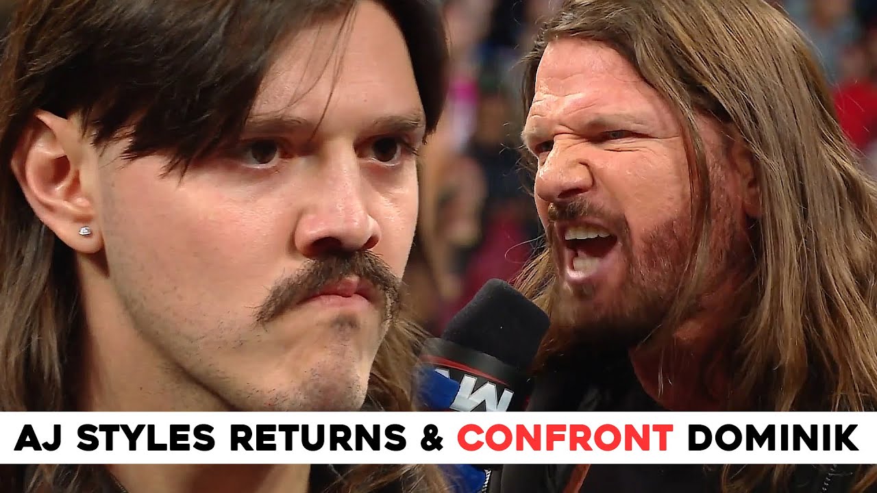 AJ STYLES RETURNS TO WWE RAW & SENDS A MESSAGE TO JUDGMENT DAY! - YouTube