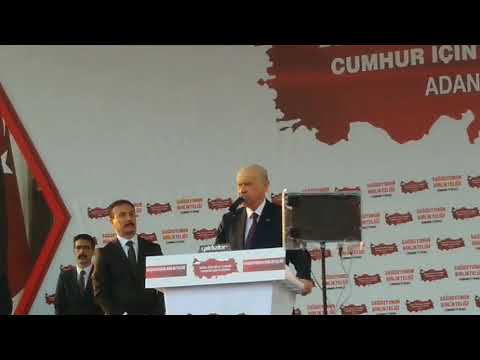 Devlet Bahçeli Adana'da konuştu