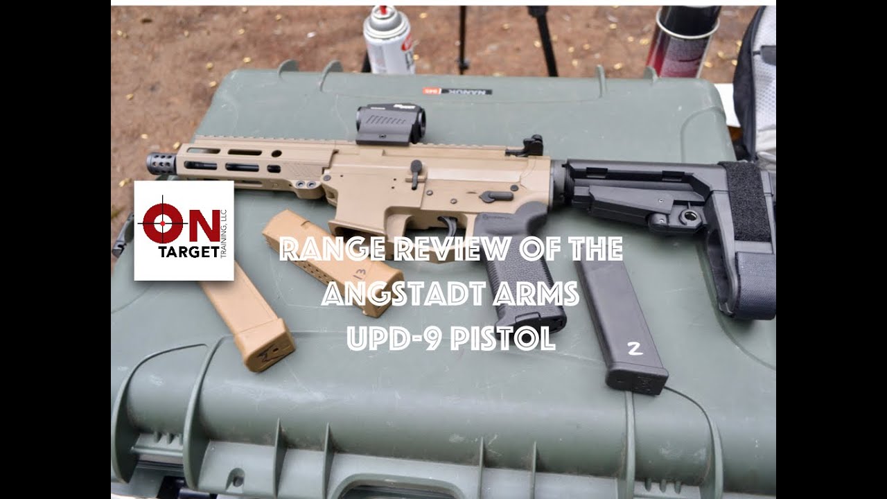 Angstadt Arms UDP-9 Pistol, range review - YouTube